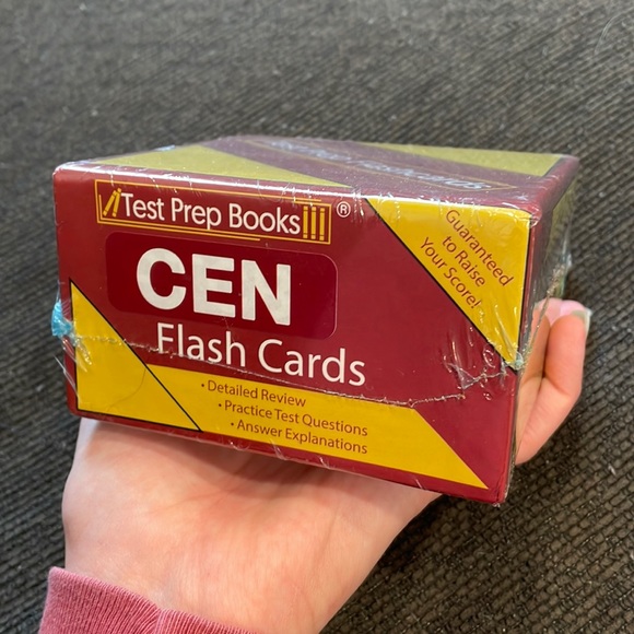 test prep books | Other | Cen Review Flash Cards | Poshmark